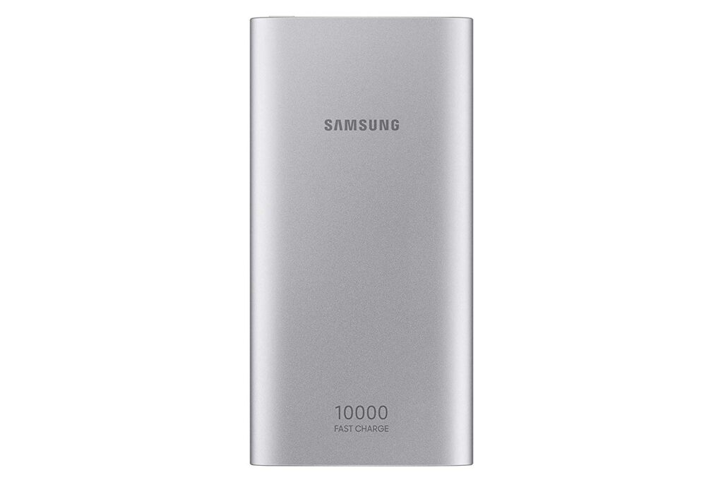 Samsung 10000 mAh Battery Pack, Silver Power Bank Dual USB Port 15w ...