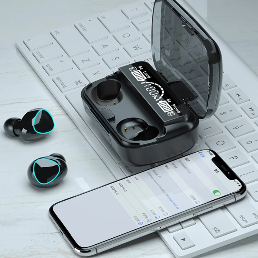 M10 Tws Earphones Wireless Earphone Touch Bluetooth Earplugs In The Ear